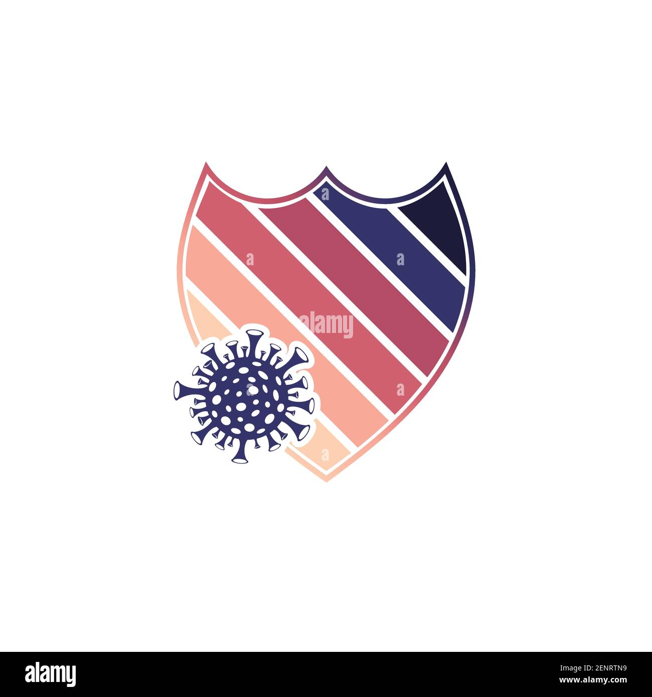 Color virus symbol shield Stock Vector Image & Art - Alamy