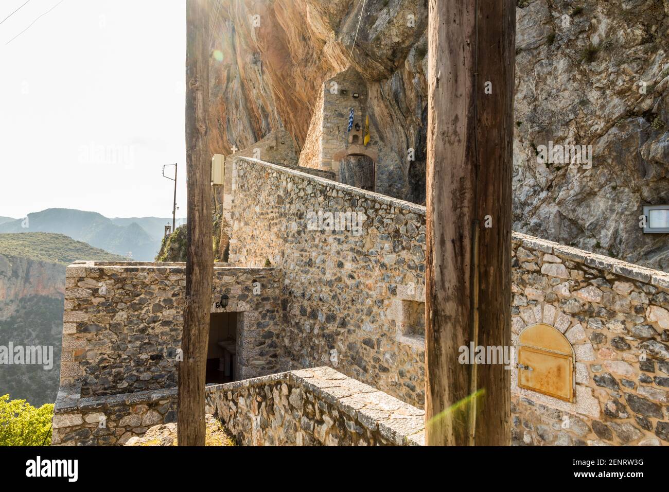 Kosmas, Greece. The Monastery of Panagia Elona in the Parnon Mountains ...
