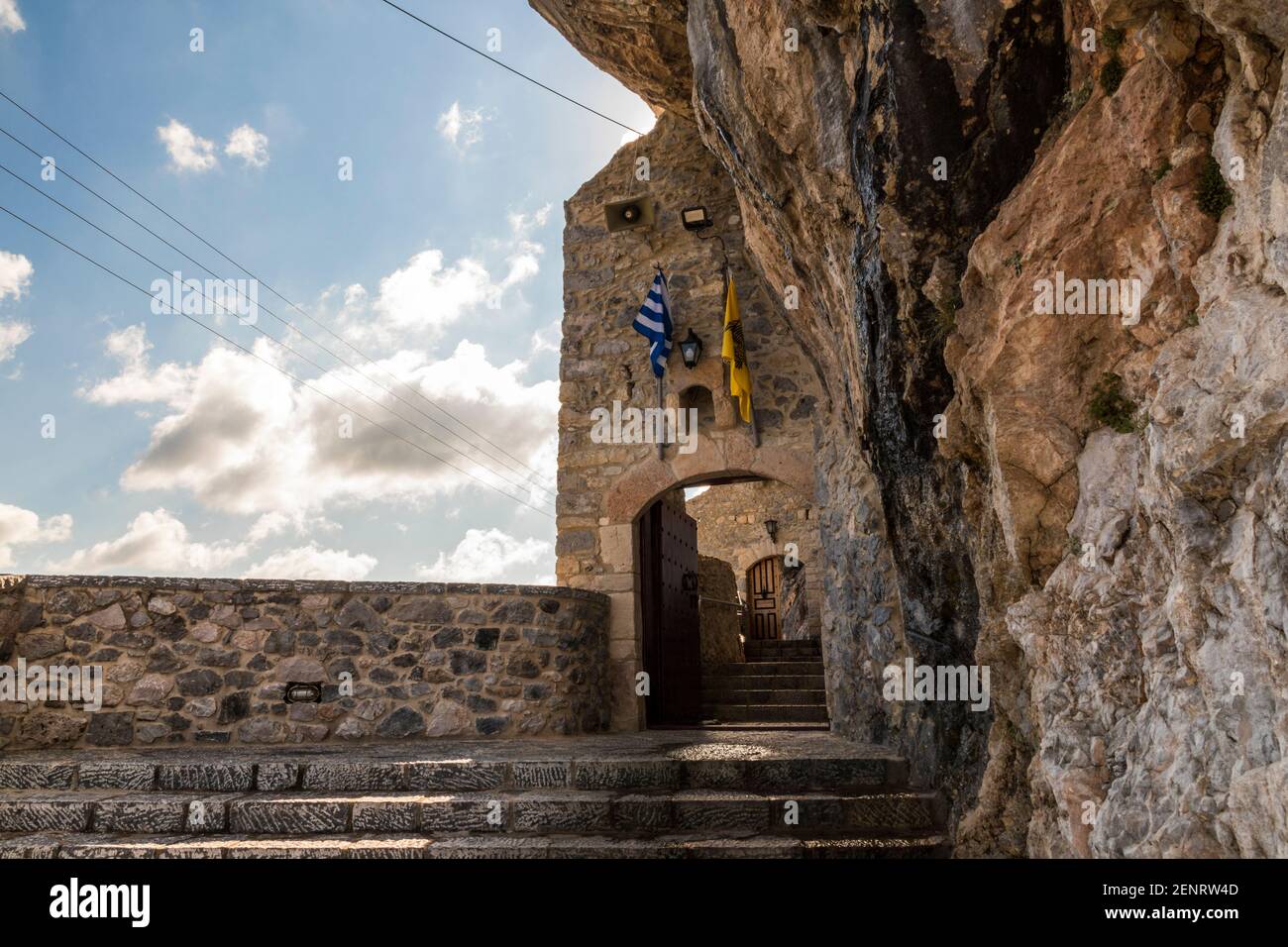 Kosmas, Greece. The Monastery of Panagia Elona in the Parnon Mountains ...