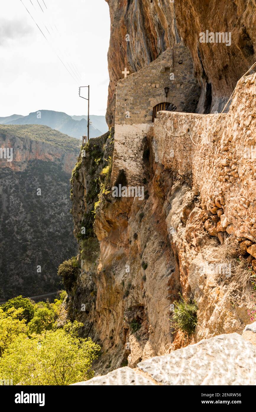 Kosmas, Greece. The Monastery of Panagia Elona in the Parnon Mountains ...