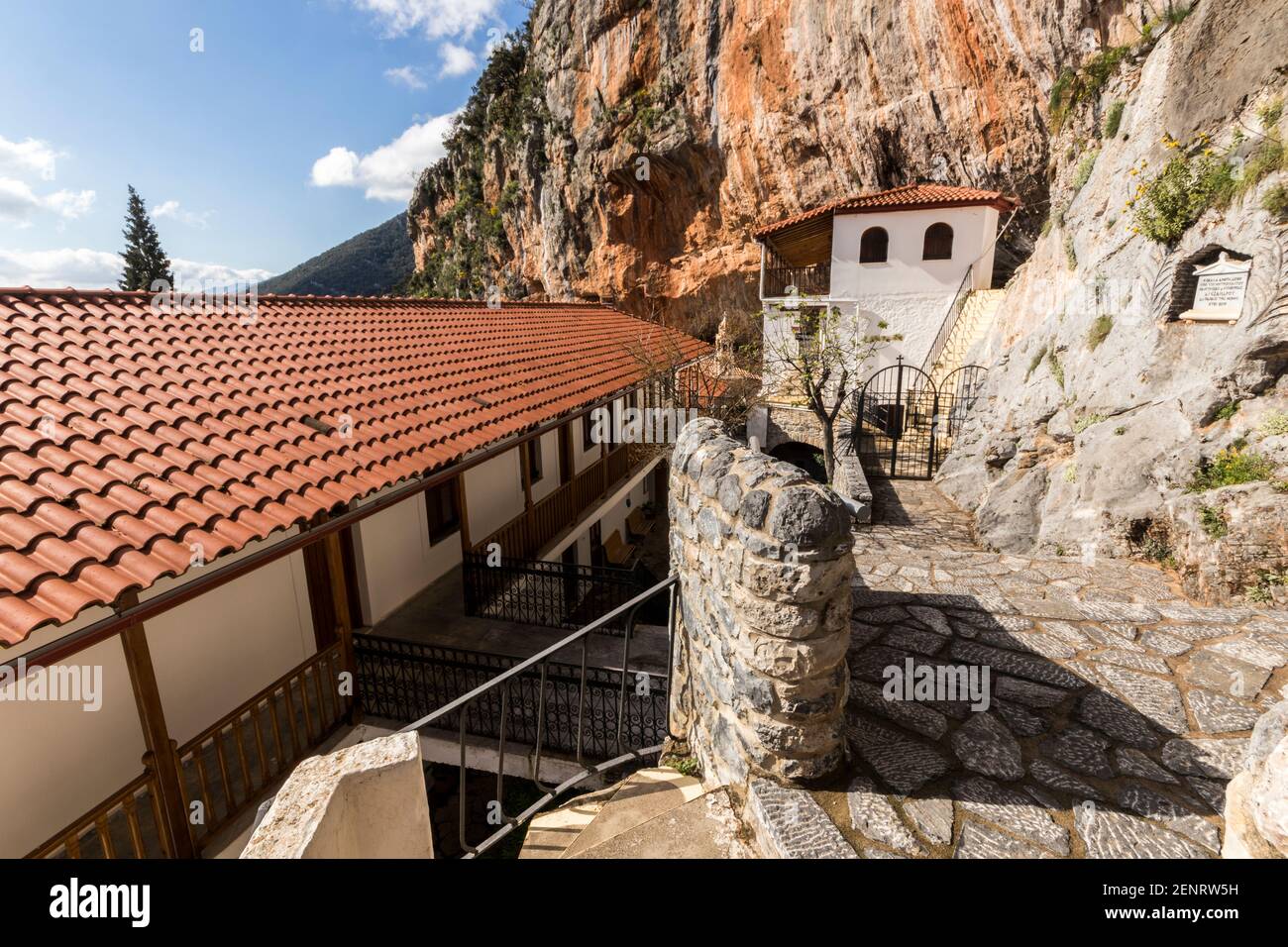 Kosmas, Greece. The Monastery of Panagia Elona in the Parnon Mountains ...