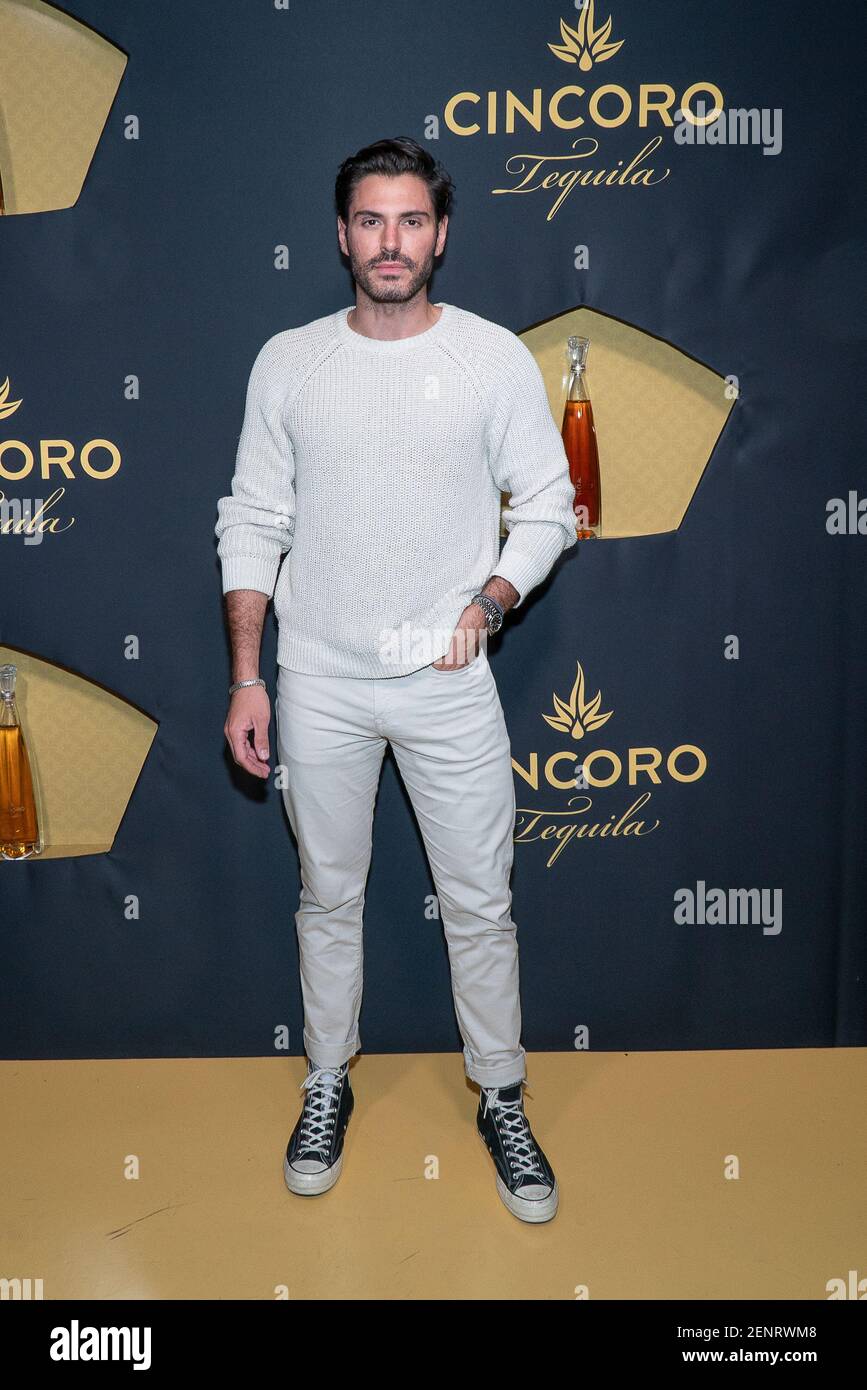 Joey Zauzig attends the launch of Cincoro Tequila by Five Professional ...