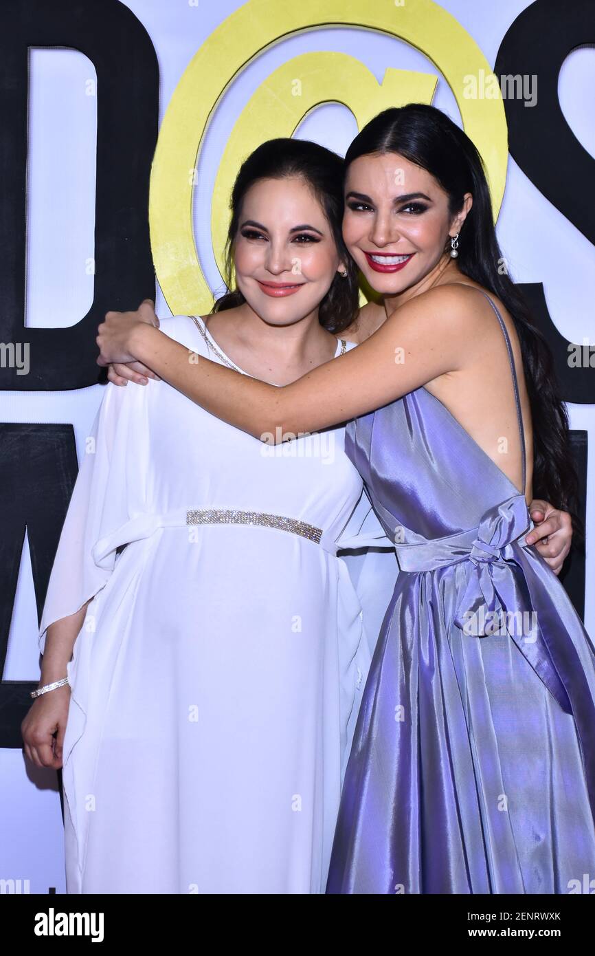 MEXICO CITY , MEXICO - SEPTEMBER 18: Martha Higareda and Miriam ...