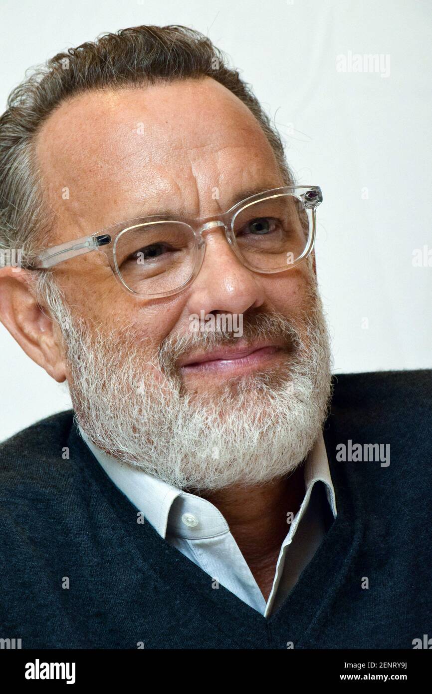 Tom Hanks at the Hollywood Foreign Press Association press conference ...