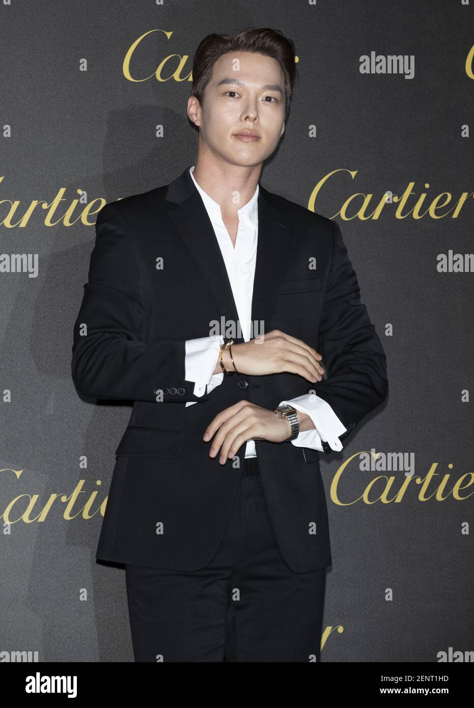 South Korean model and actor Jang Ki-yong, attend a photocall for the ...