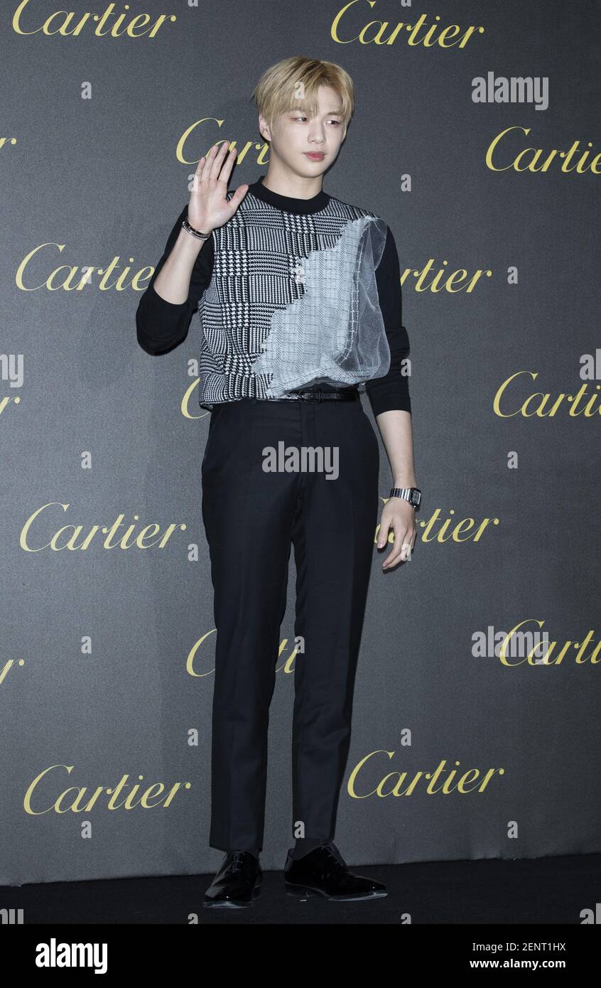 South Korean singer Kang Daniel, former member of boy group Wanna One ...