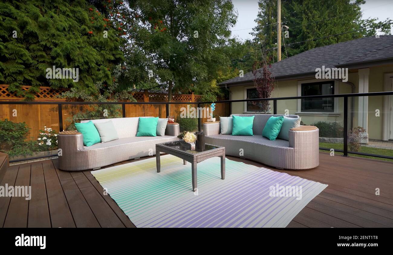 Luxurious Decorative Balcony Terrace With Natural View Outside Of ...