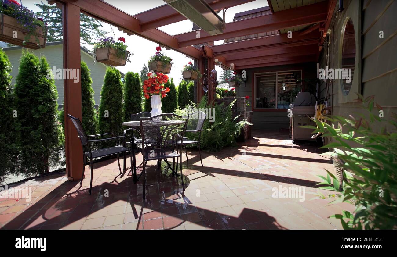 Luxurious Decorative Balcony Terrace With Natural View Outside Of ...