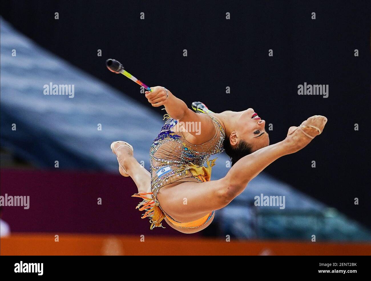 September 19, 2019: Â Linoy Ashram of Israel during the 37th Rhythmic ...