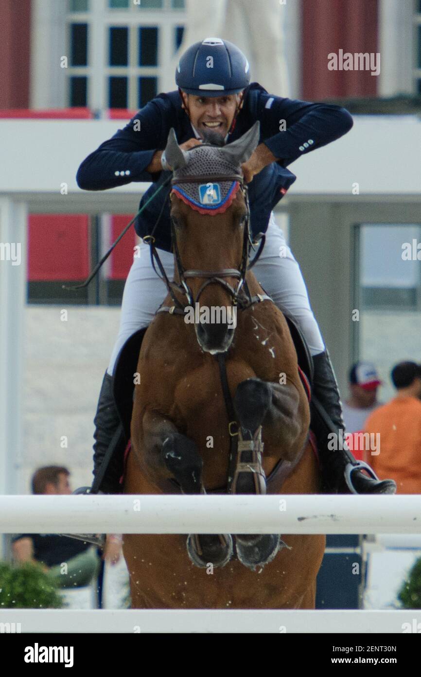 Horse riding Global Champions League 2019. (Photo by Domenico ...