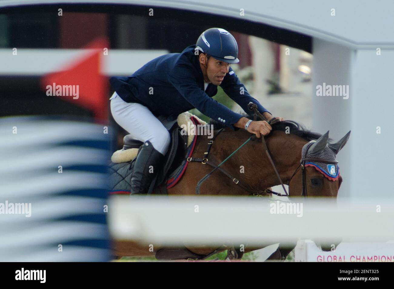 Horse riding Global Champions League 2019. (Photo by Domenico ...