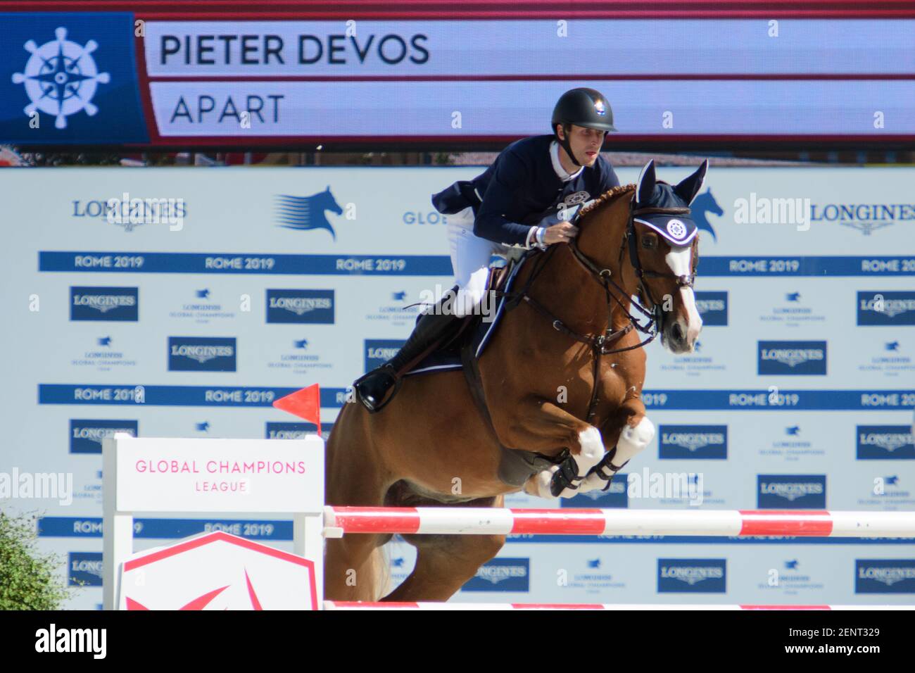Horse riding Global Champions League 2019. (Photo by Domenico ...