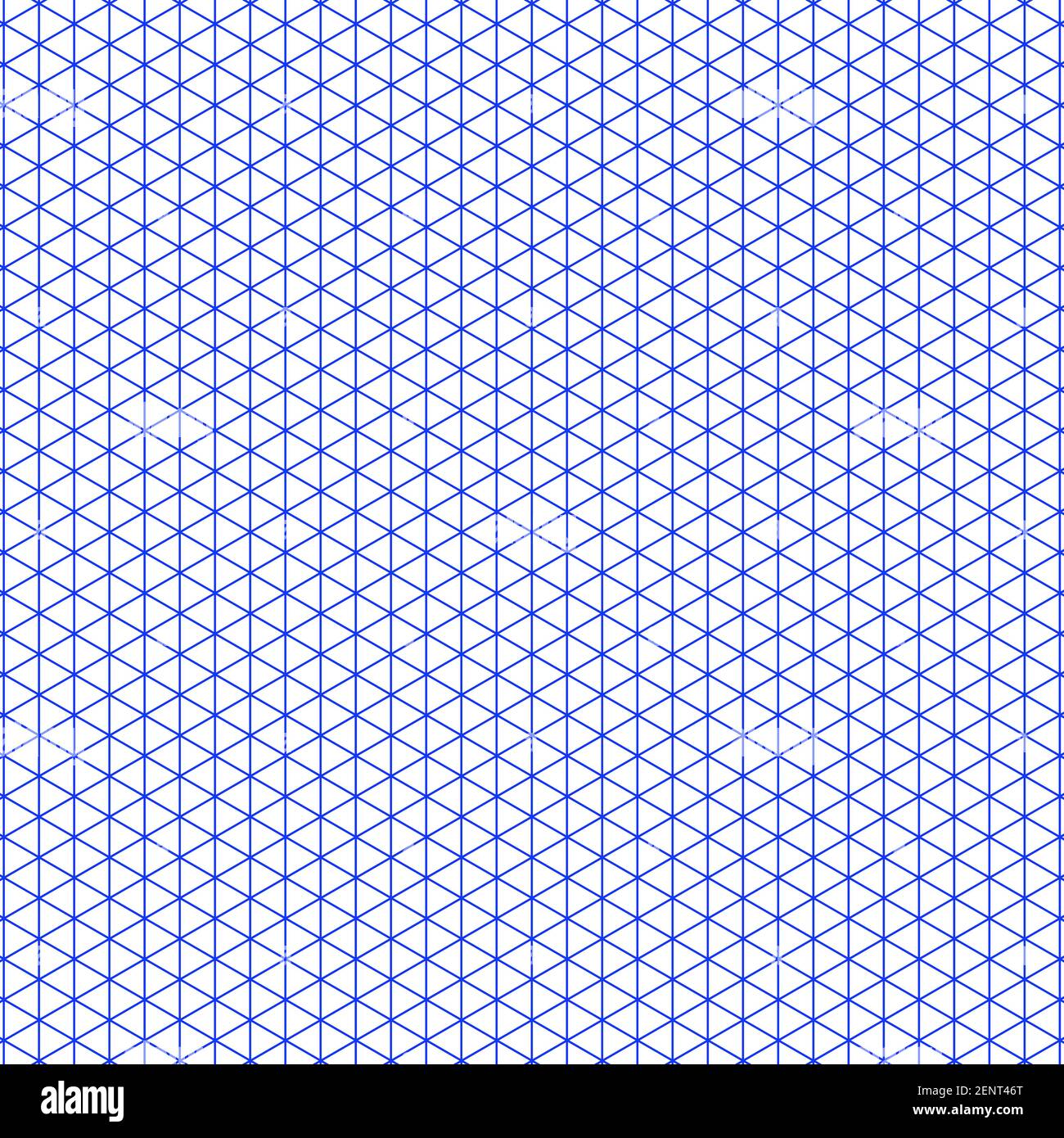 Grid paper. Isometric black grid on white background. Abstract lined ...