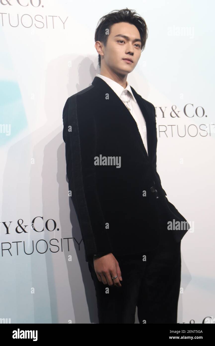 Chinese actor and model Xu Kai attends the Tiffany Co. promotional ...