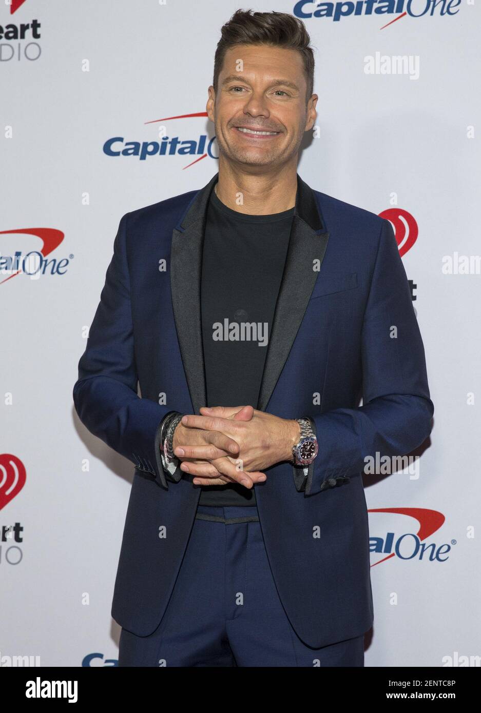 American radio personality Ryan Seacrest attends the iHeart Radio Music ...
