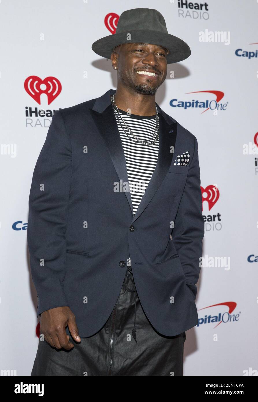 American actor and singer Taye Diggs attends the iHeart Radio Music ...