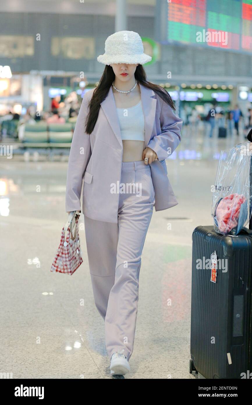 Chinese actress Song Yanfei, also known as Cecilia Boey, arrives at the ...