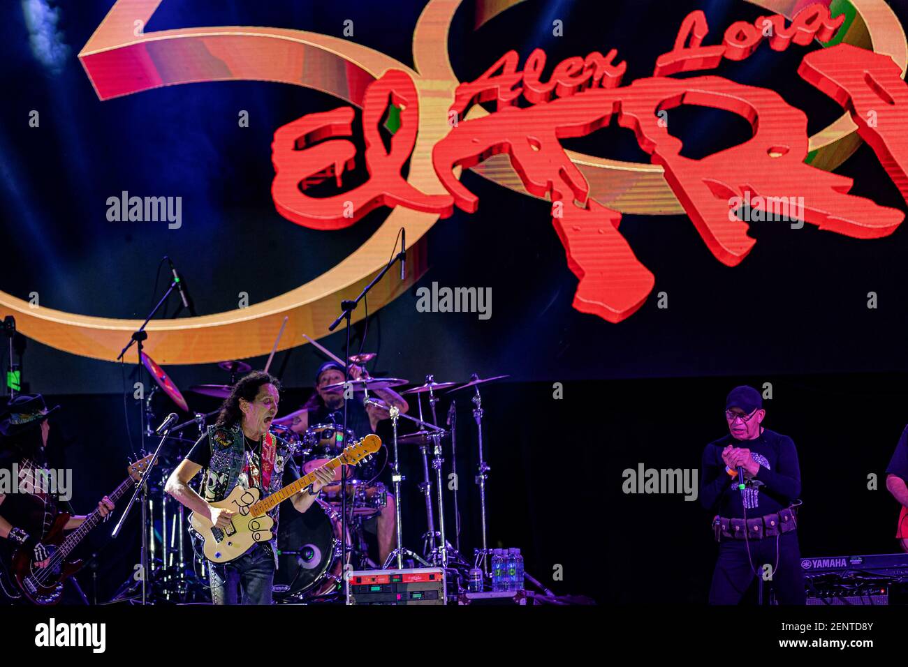 CANCUN, MEXICO - SEPTEMBER 20: Alex Lora leader of Mexican band 'El Tri ...