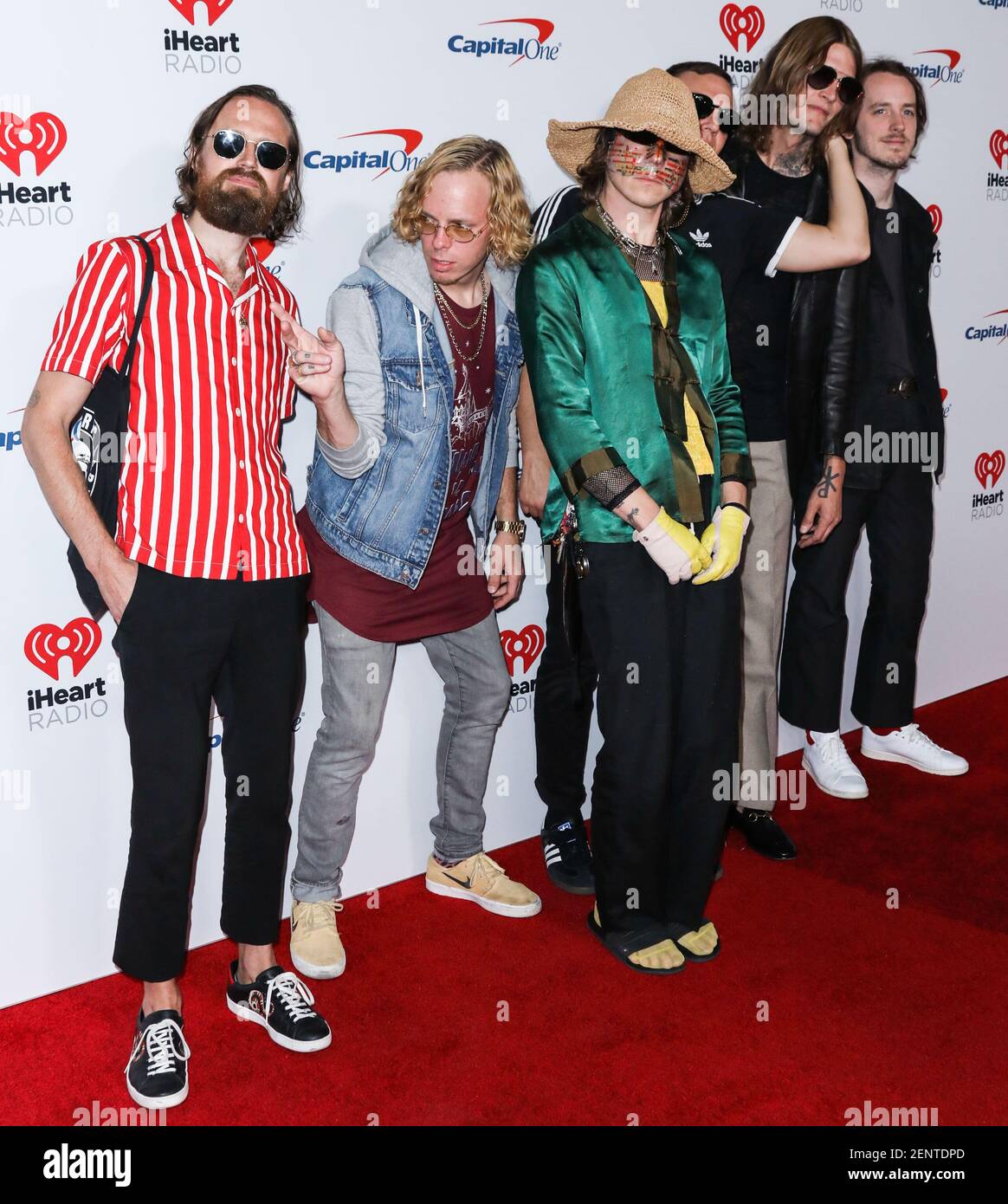 LAS VEGAS, NEVADA, USA - SEPTEMBER 20: Jared Champion, Brad Shultz, Matt Shultz, Daniel Tichenor ...
