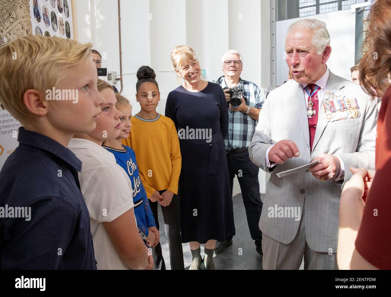 21-09-2019 Arnhem Prince Charles, Prince of Wales, visiting the St ...