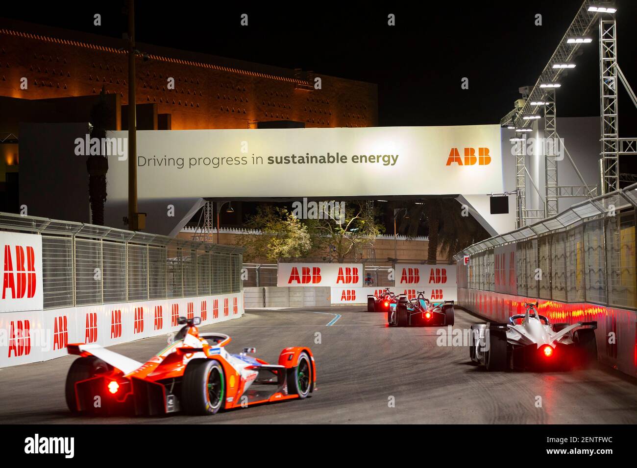 during the 2021 Diriyah ePrix, 1st round of the 2020–21 Formula E World ...