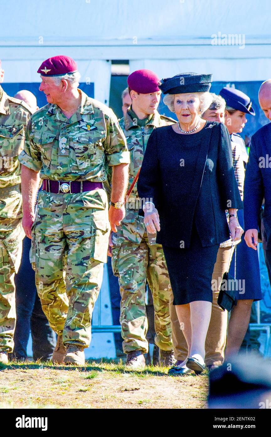 Prince Charles of Wales and Princess Beatrix of the Netherlands during ...