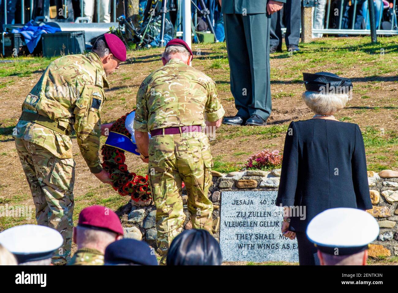 Prince Charles of Wales and Princess Beatrix of the Netherlands during ...