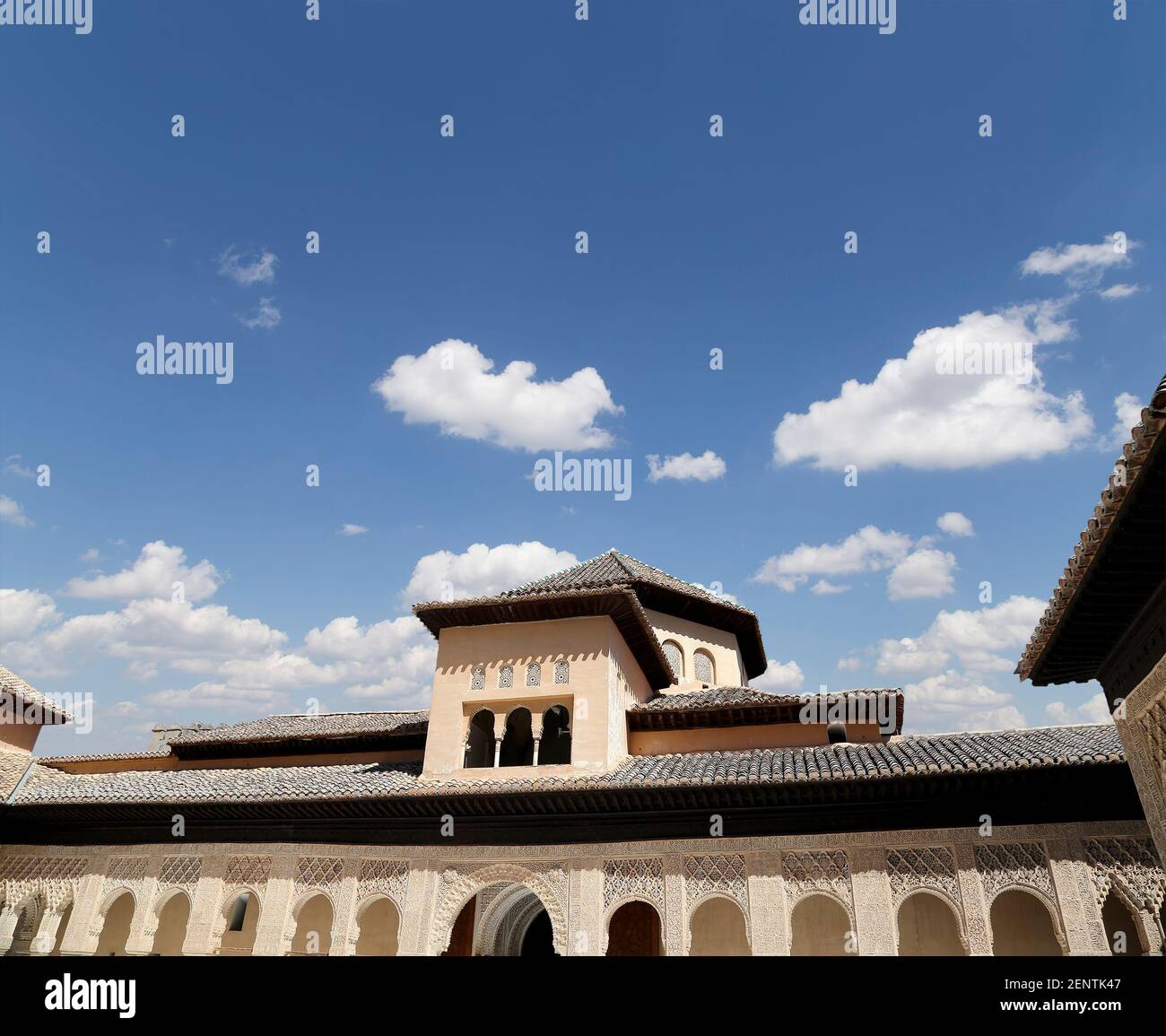 Alhambra Palace - medieval moorish castle in Granada, Andalusia, Spain ...