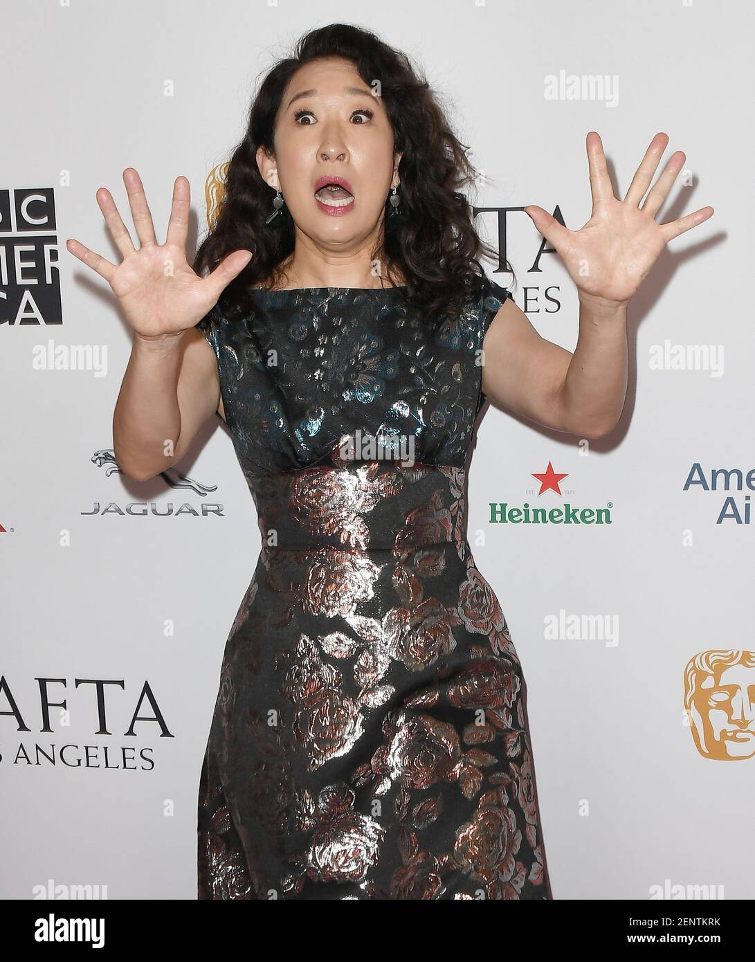 Sandra Oh arrives at the BAFTA Los Angeles + BBC America TV Tea Party ...