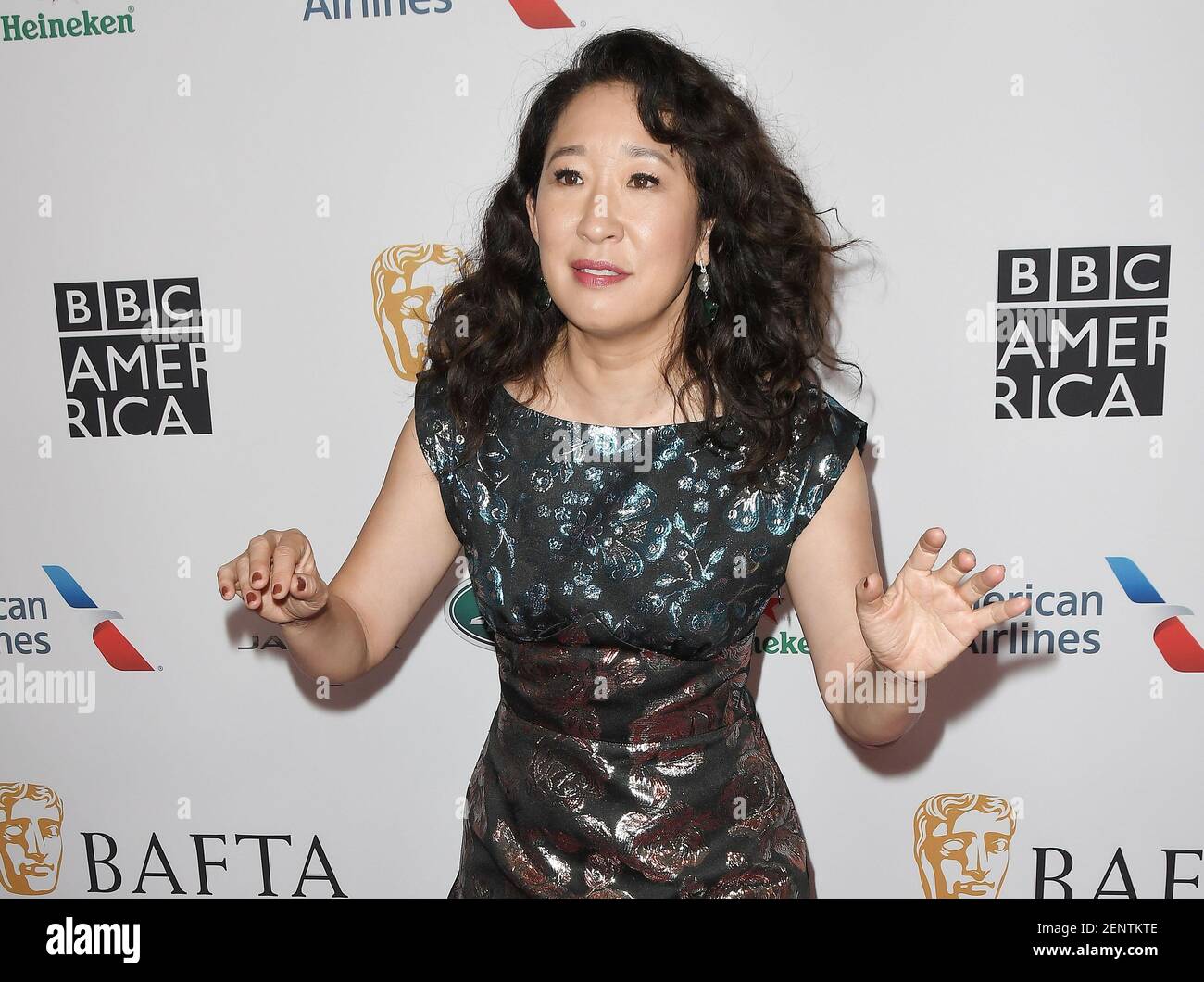 Sandra Oh arrives at the BAFTA Los Angeles + BBC America TV Tea Party ...