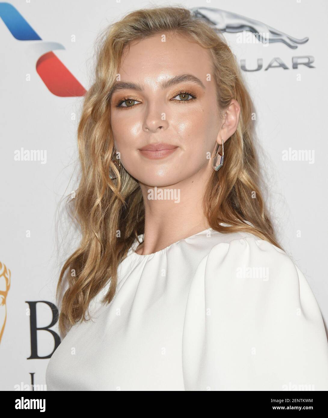 Jodie Comer arrives at the BAFTA Los Angeles + BBC America TV Tea Party ...