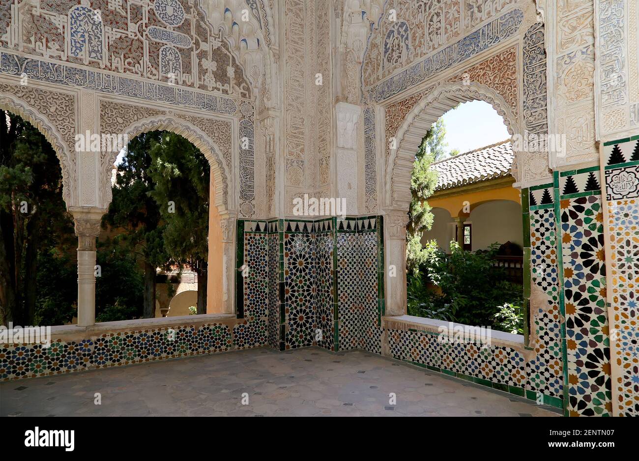 Alhambra Palace - medieval moorish castle in Granada, Andalusia, Spain ...