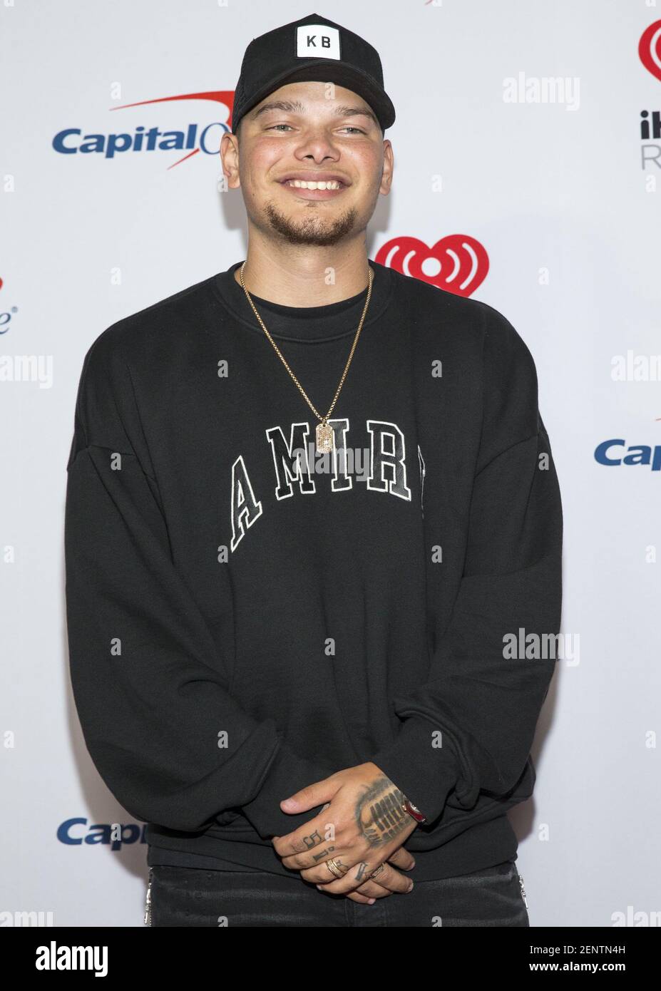 American singer Kane Brown attends the iHeart Radio Music Festival at T ...