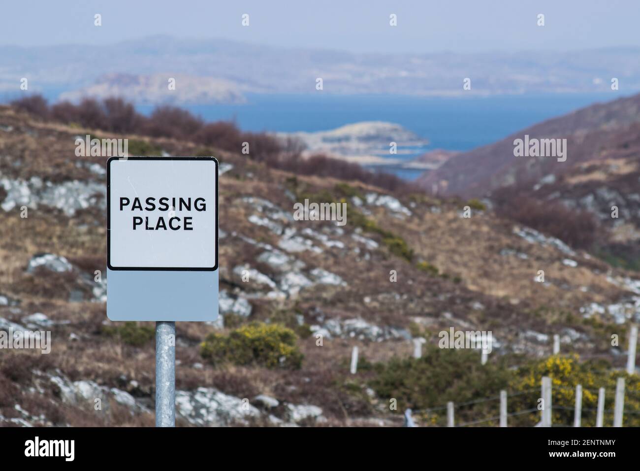 Passing place sign hi-res stock photography and images - Alamy
