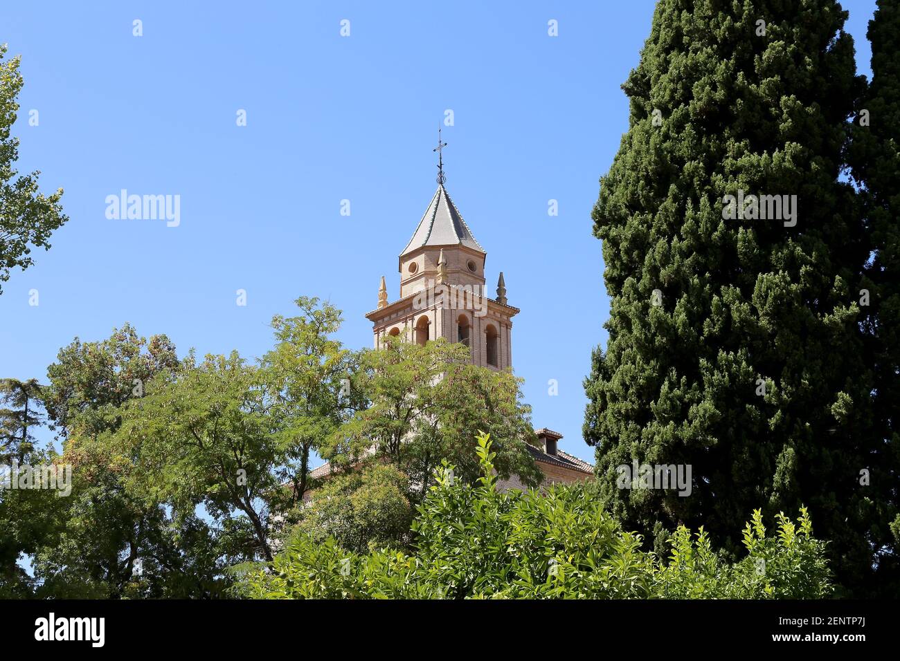 Alhambra Palace - medieval moorish castle in Granada, Andalusia, Spain ...