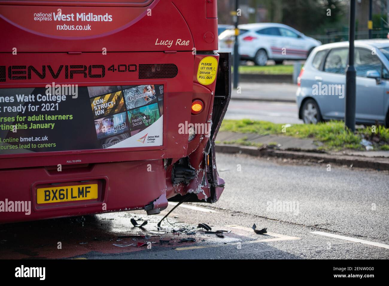 Back end of a bus hi-res stock photography and images - Alamy