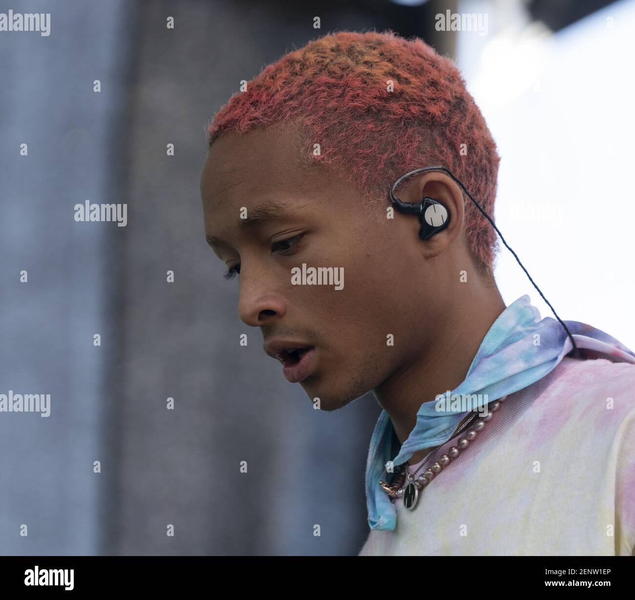 Jaden Smith performs on stage during NYC Climate Strike rally and ...