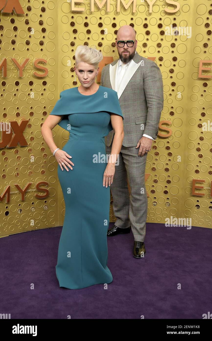 Rachel Reichard and Chris Sullivan at the 71st Primetime Emmy Awards ...