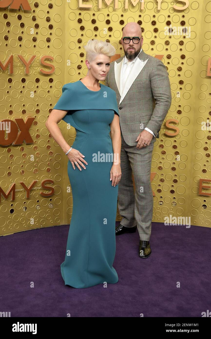 Rachel Reichard and Chris Sullivan at the 71st Primetime Emmy Awards ...