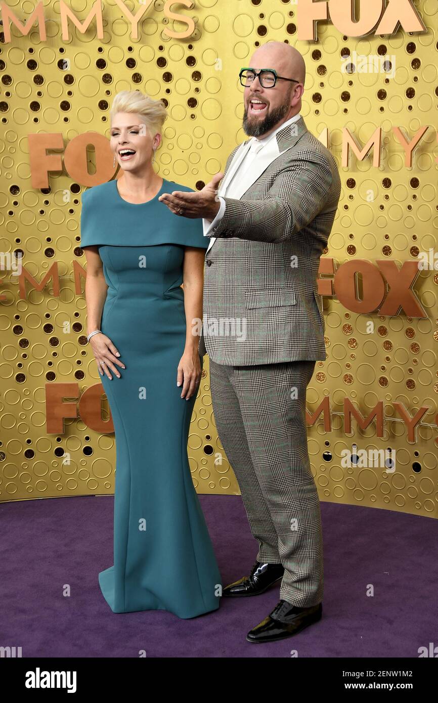 Rachel Reichard and Chris Sullivan at the 71st Primetime Emmy Awards ...