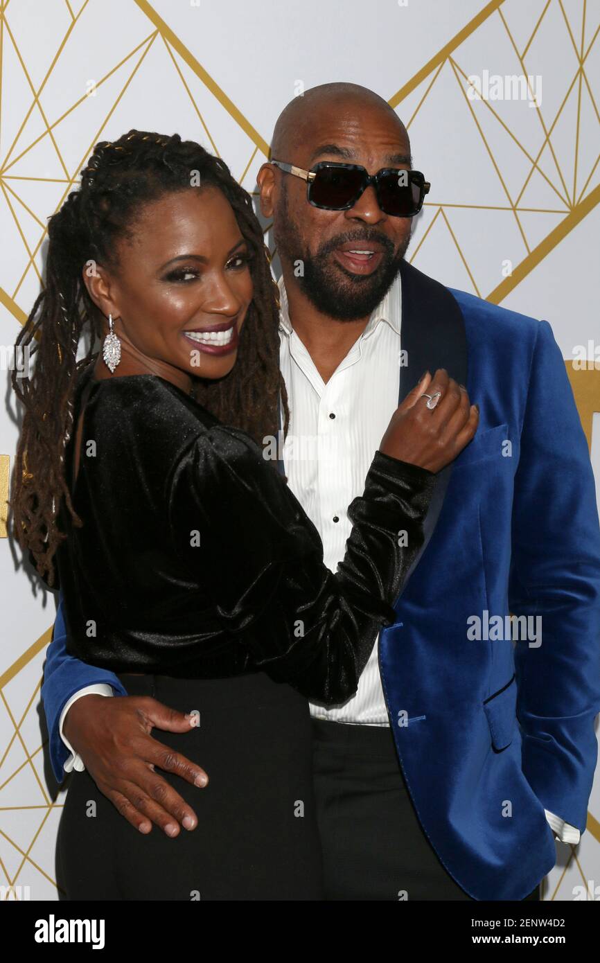 LOS ANGELES - SEP 21: Shanola Hampton, Daren Dukes at the Showtime Emmy ...