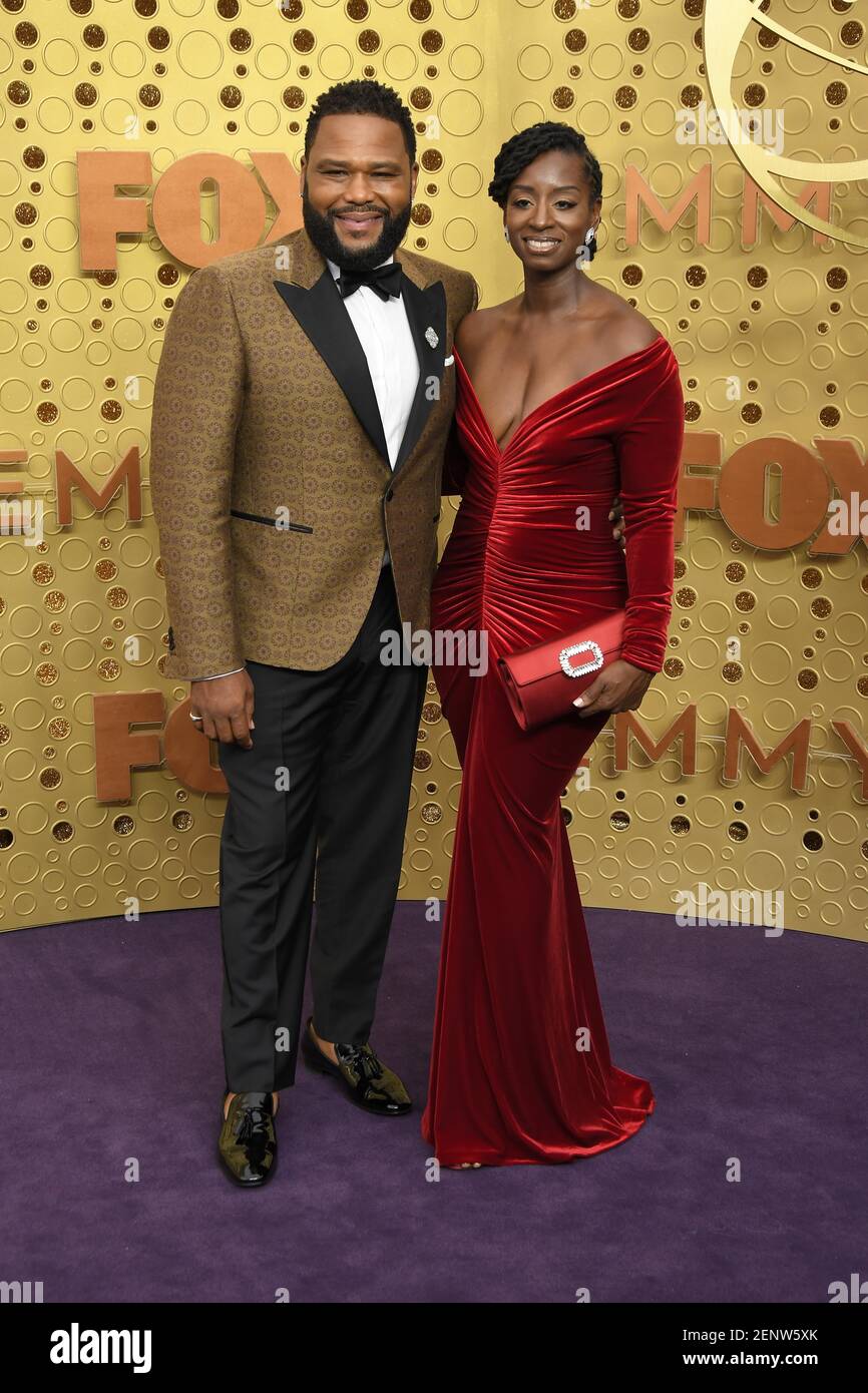 Anthony Anderson and Alvina Stewart at the 71st Primetime Emmy Awards ...