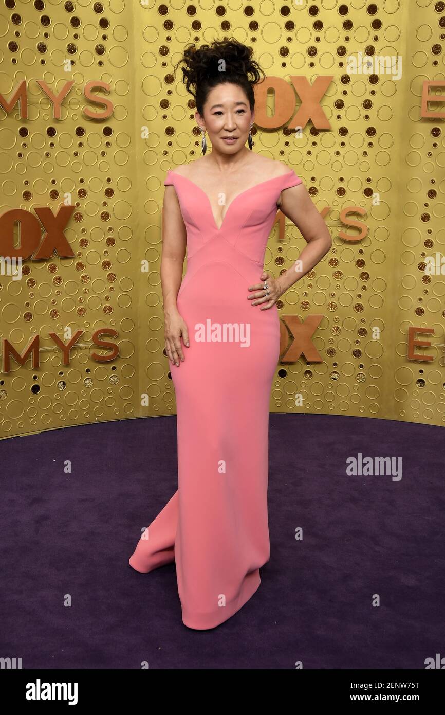Sandra Oh aat the 71st Primetime Emmy Awards held at Microsoft Theater ...