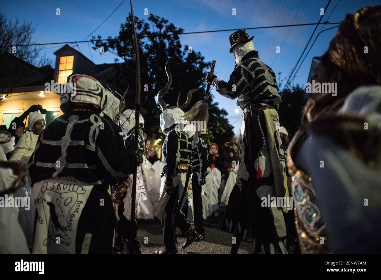 The Northside Skull and Bones Gang takes to the streets of New Orleans ...