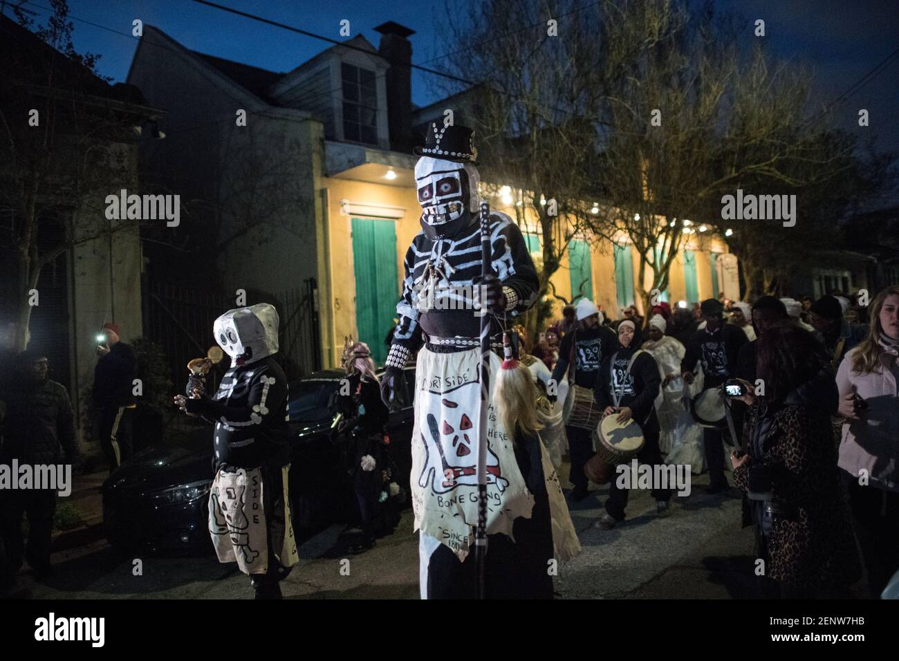 The Northside Skull and Bones Gang takes to the streets of New Orleans ...