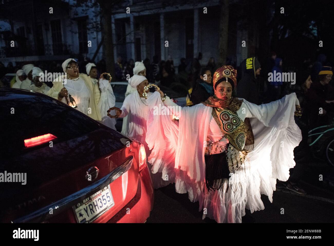 The Skull and Bones Gang with the Mystic Seven Sisters in the streets ...