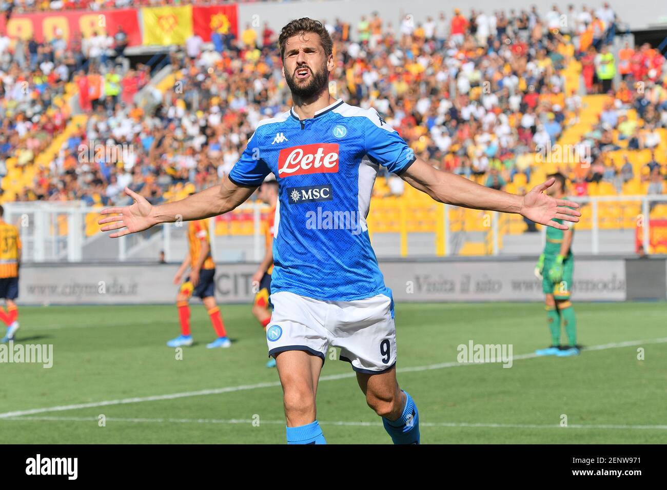 Fernando Llorente of SSC Napoli Lecce 22-09-2019 Stadio Via del Mare ...