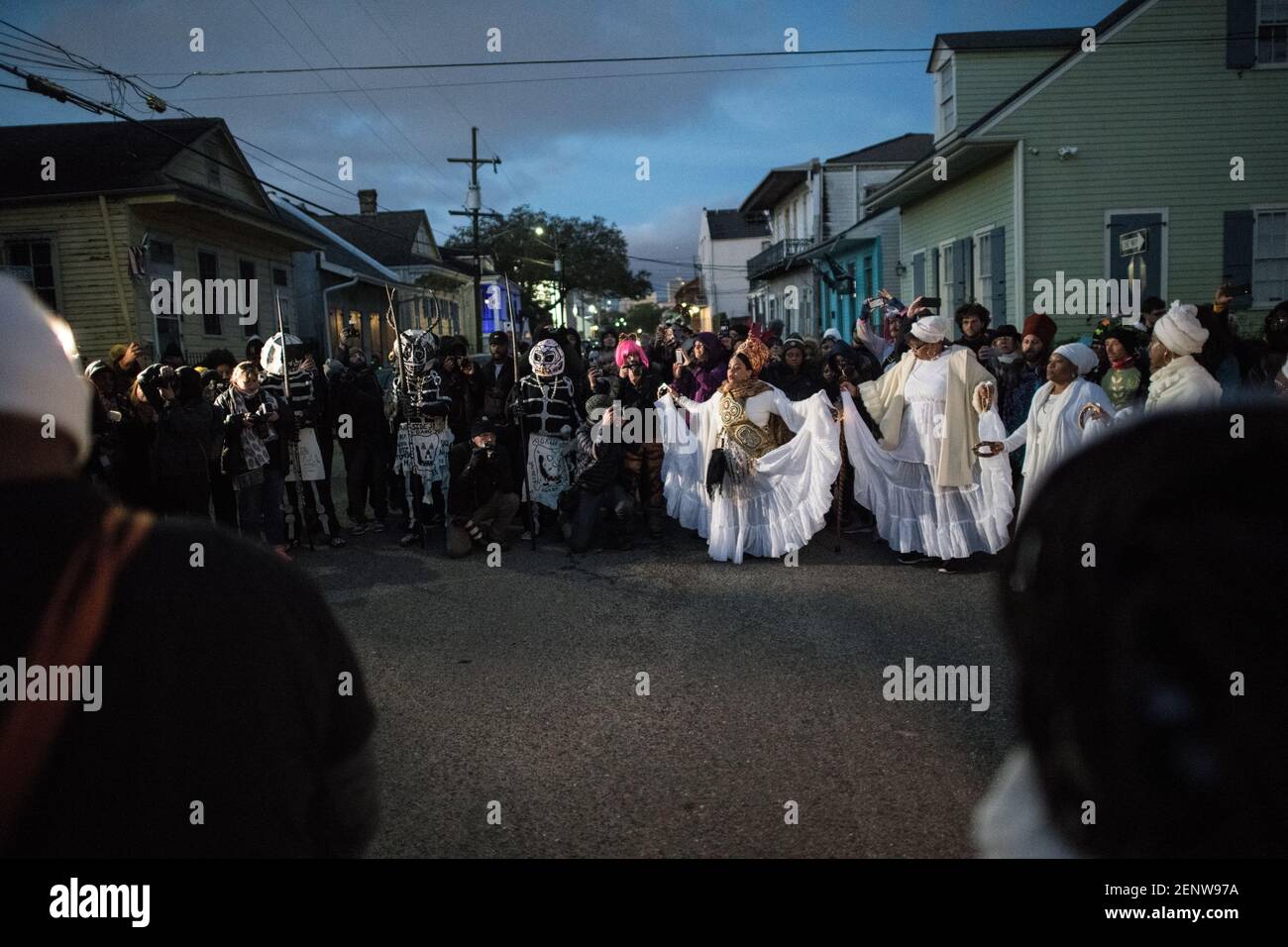 The Skull and Bones Gang with the Mystic Seven Sisters in the streets ...