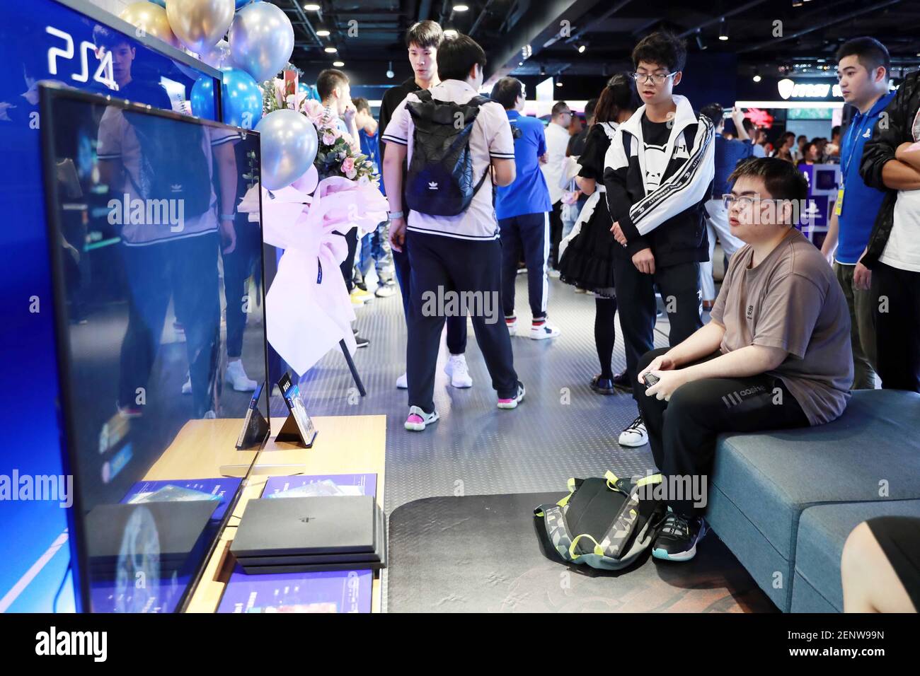 Locals experience PlayStation, a video gaming brand that consists of ...
