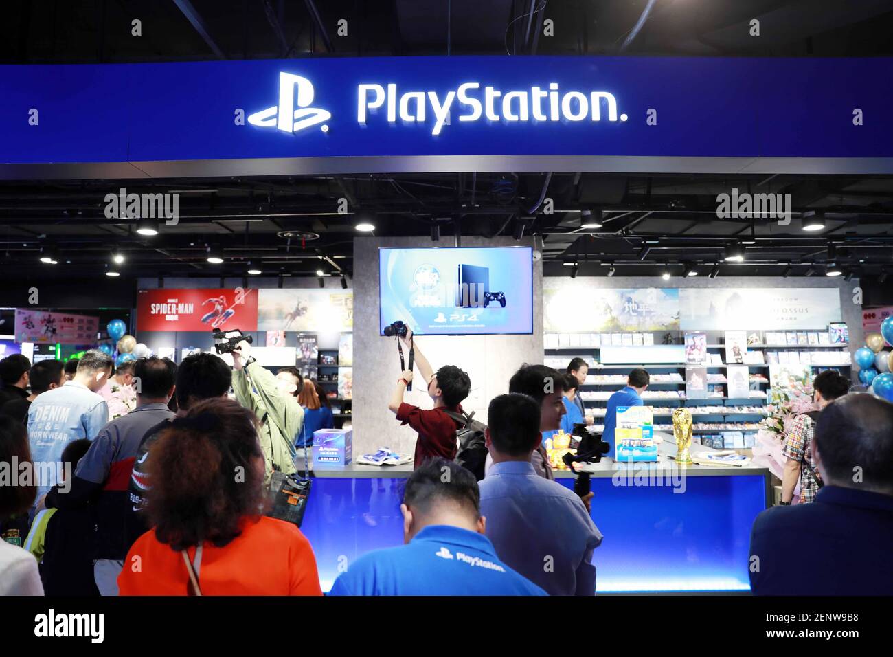 Locals experience PlayStation, a video gaming brand that consists of ...